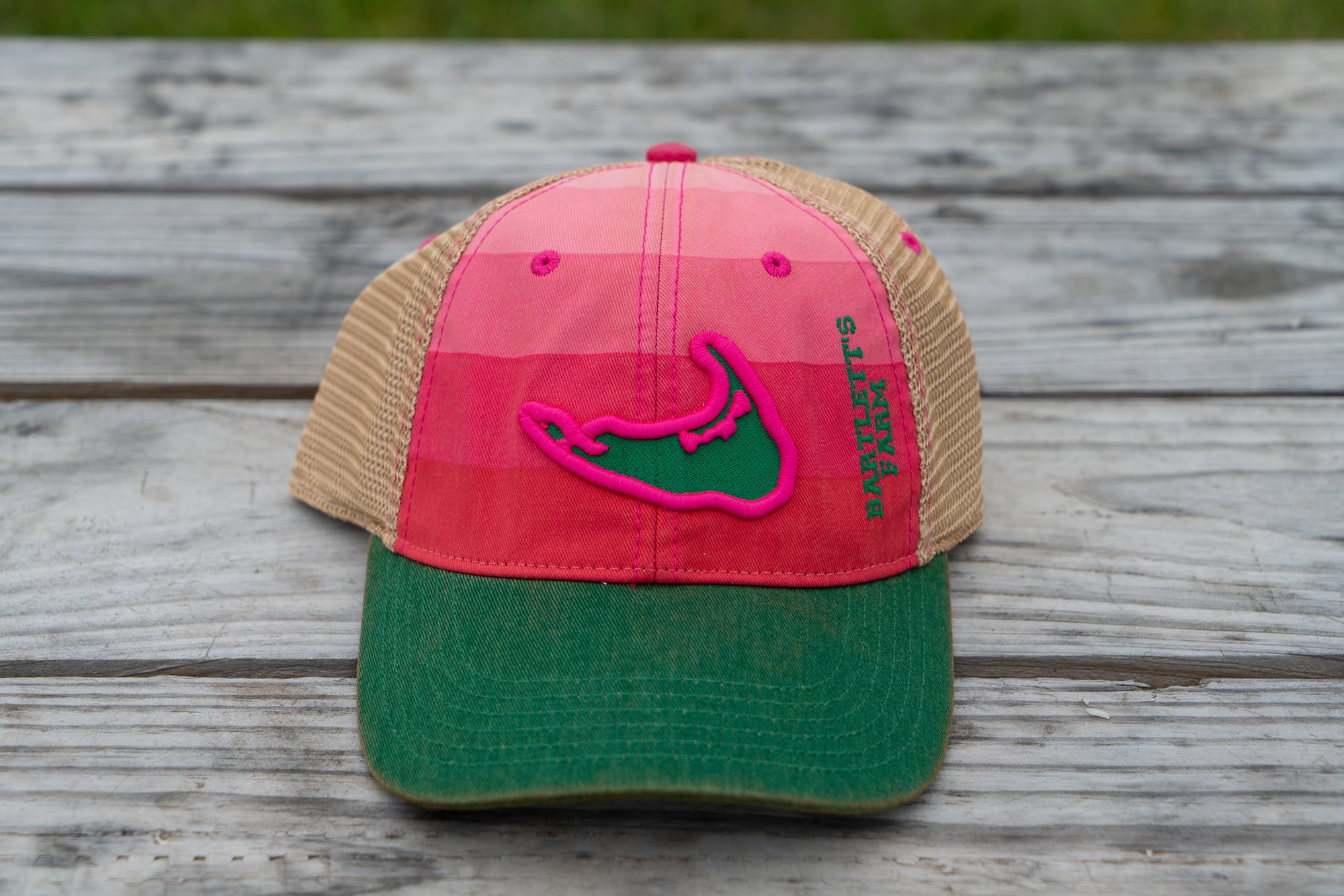 Pink Stripe Nantucket Hats - Bartlett's Farm